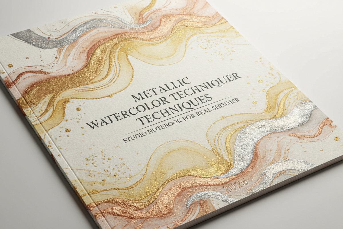 Metallic Watercolor Techniques: A Studio Notebook for Real Shimmer ...